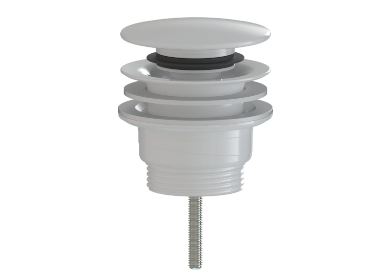 Výpust k umyvadlu click clack SAT bílá lesklá plast SATAUCCHB ...