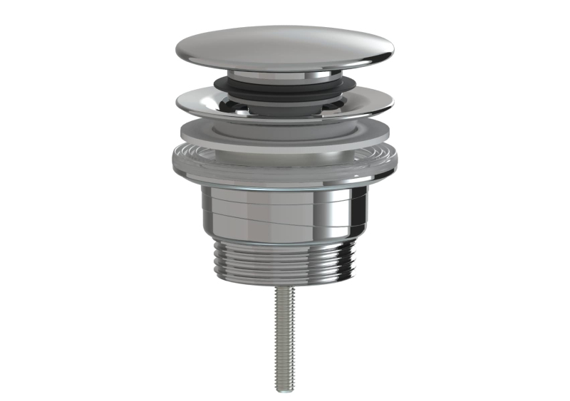 Výpust k umyvadlu click clack SAT chrom plast SATAUCC1 - Koupelny a ...